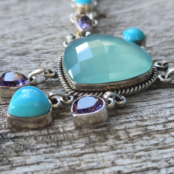 Nicky Butler | Jewelry | Nicky Butler 925 Sterling Silver Aqua ...